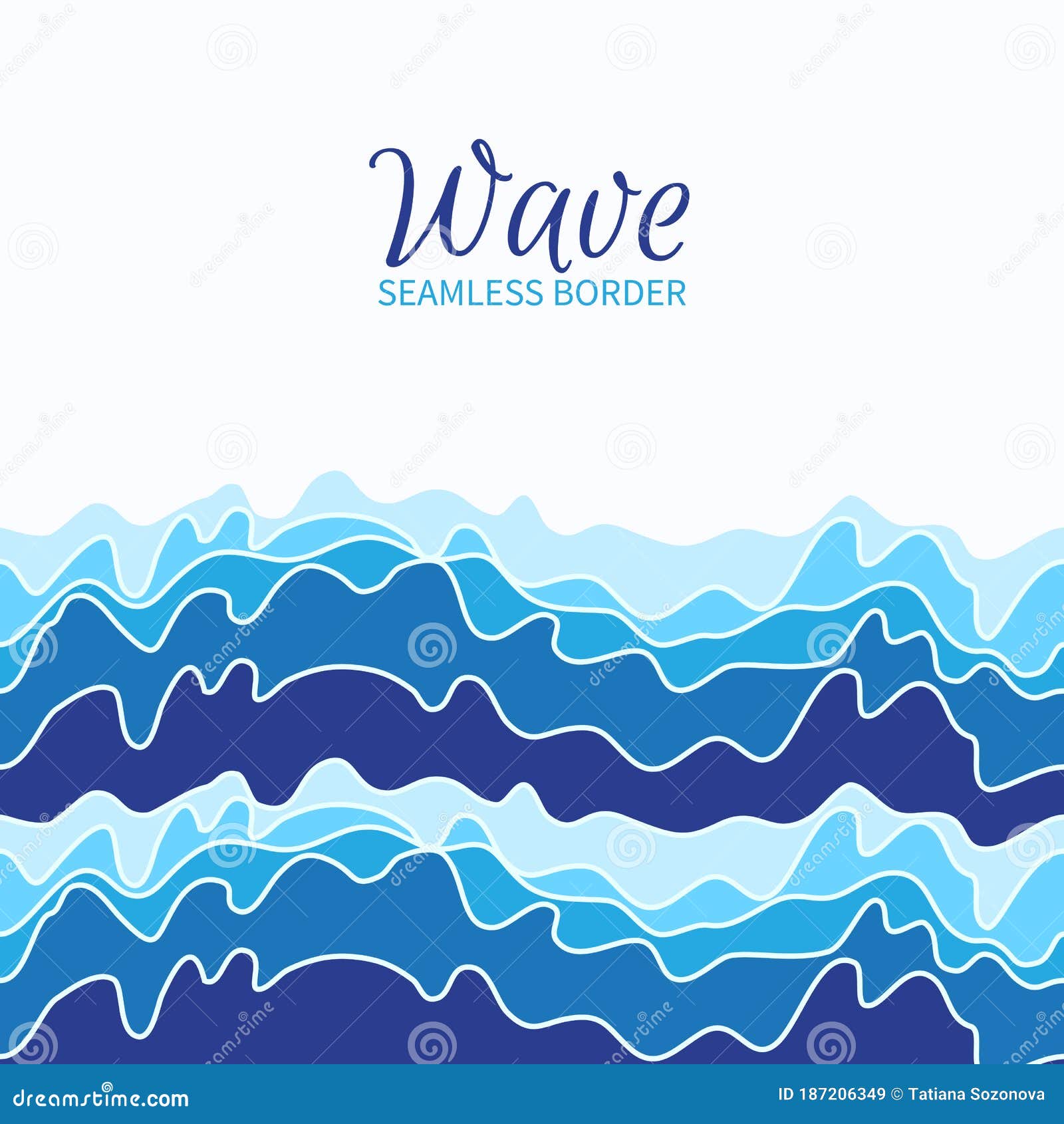 Wave Pattern Border