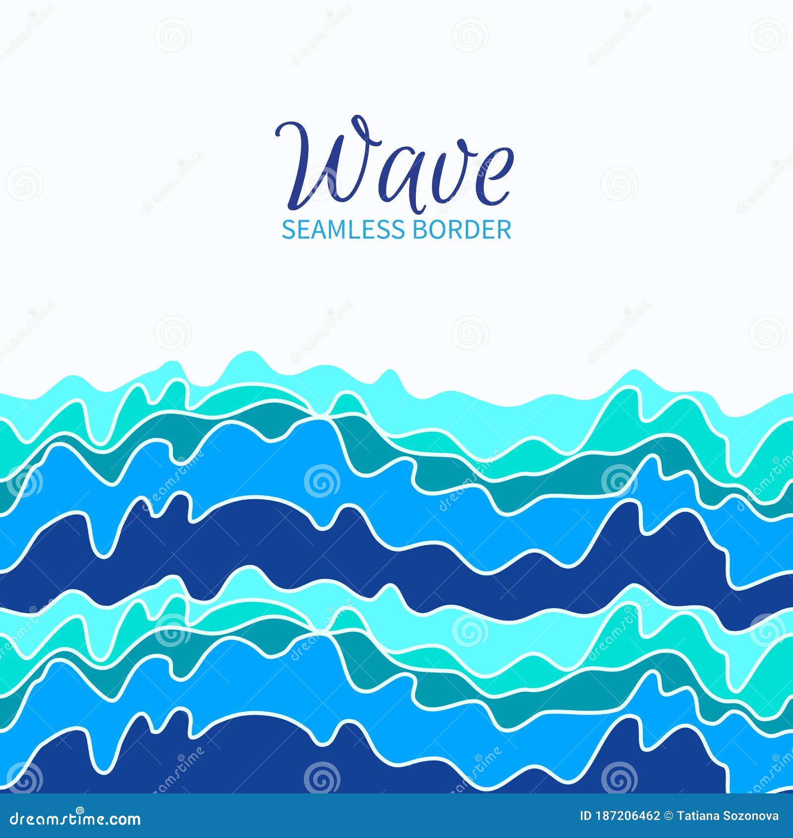 Wave Pattern Border
