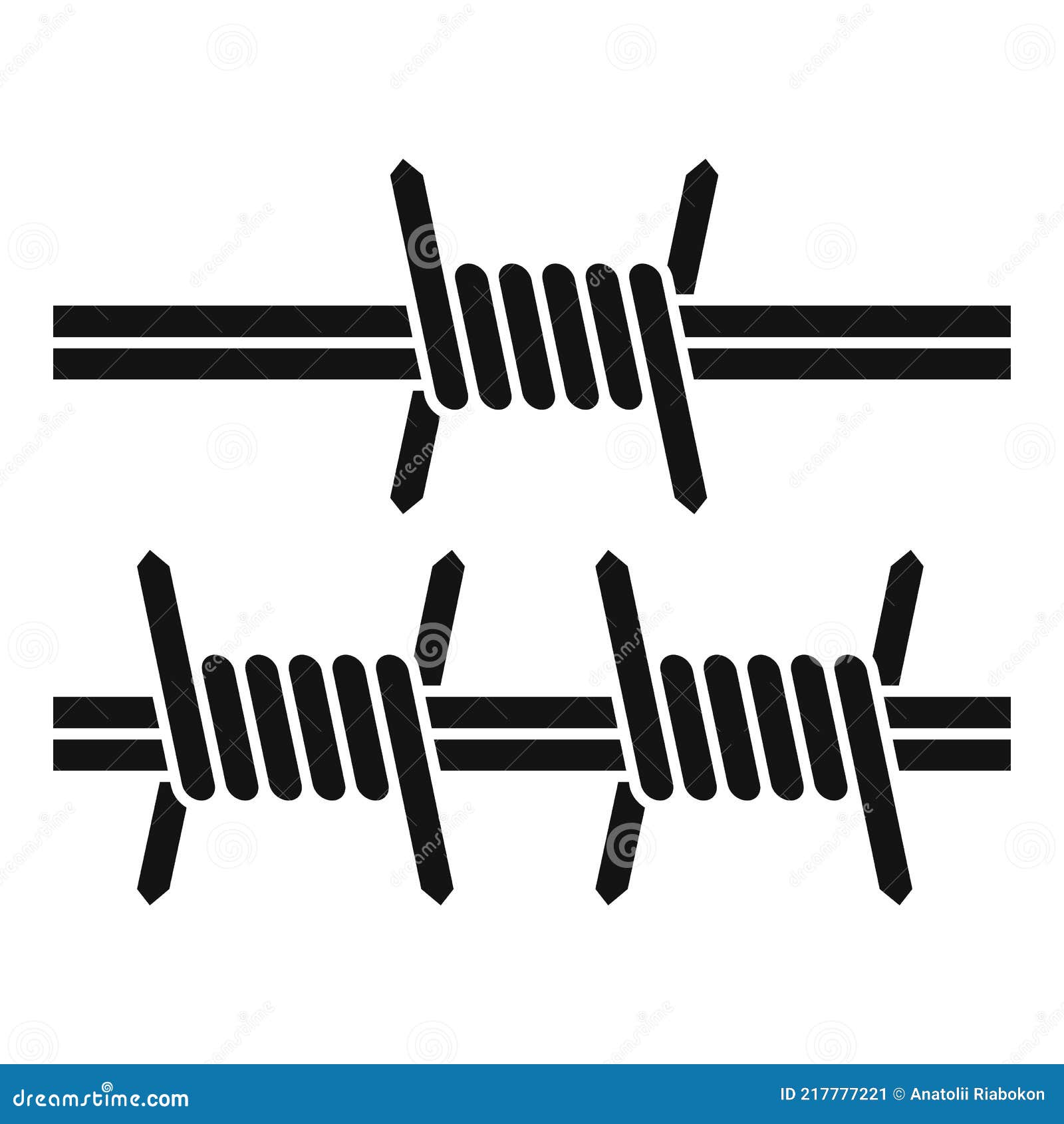 Border Wired Icon, Simple Style Stock Vector - Illustration of prison ...