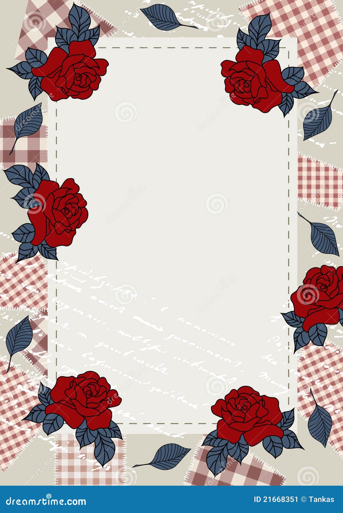 Bordered Background in Country and Western Style Stock Vector ...