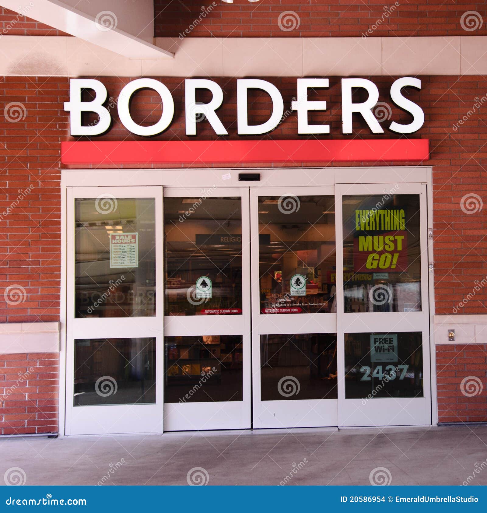 Borders Bookstore Exterior Editorial Photo | CartoonDealer.com #63974591
