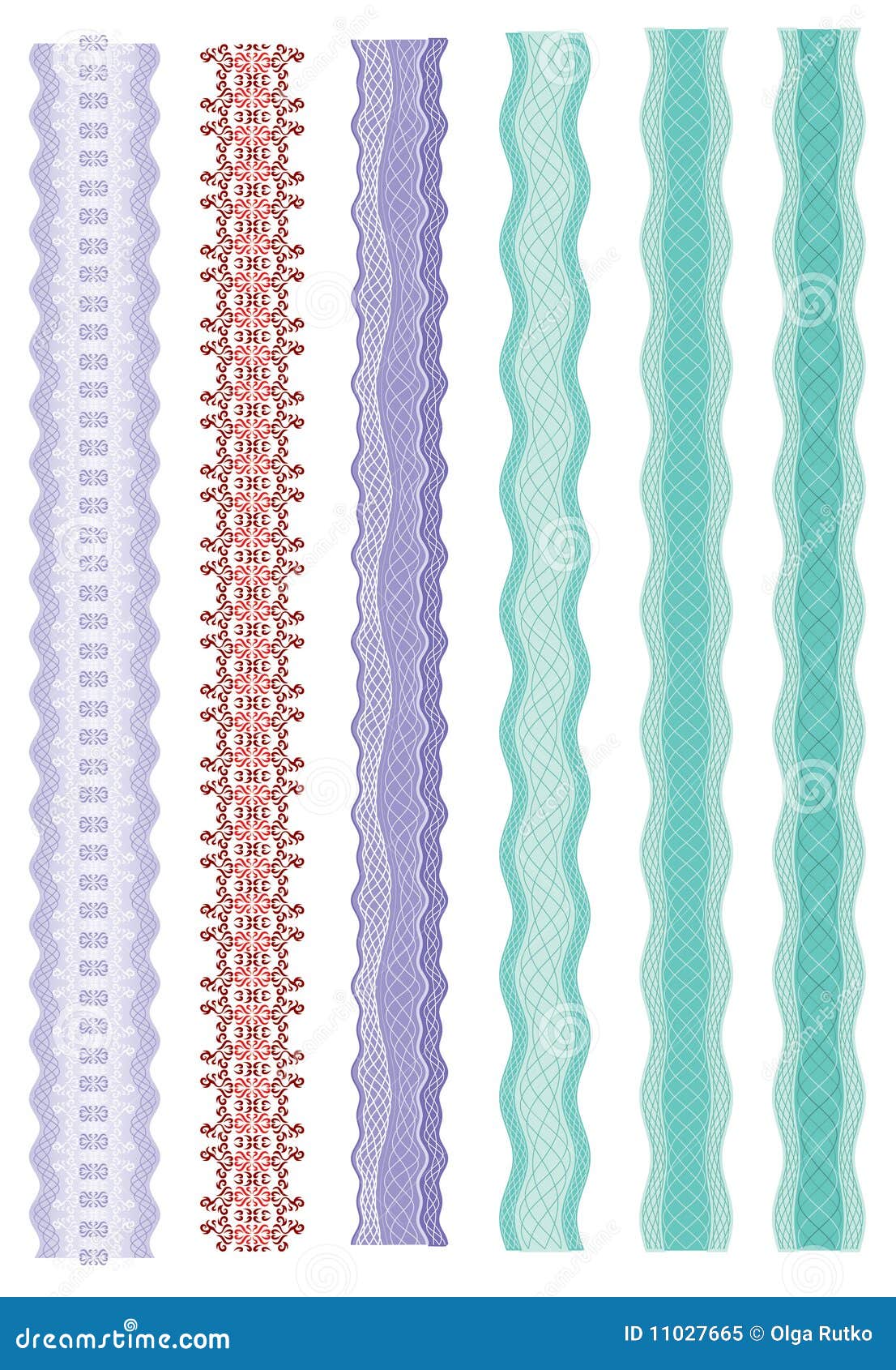 Borders - Design Elements Vector Stock Vector - Illustration of contour ...