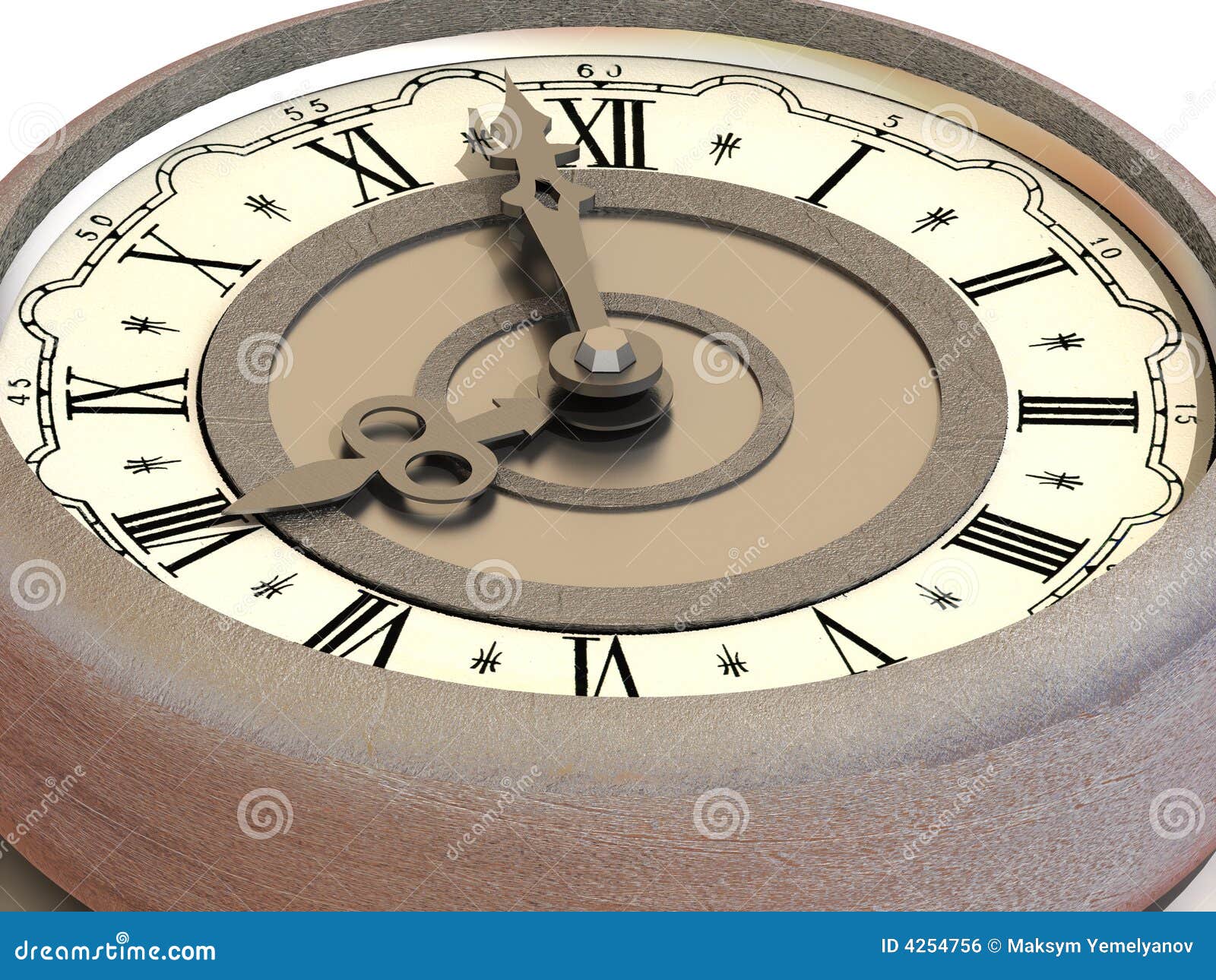 Borduhr. acht Uhr stockfoto. Bild von nachmittag, konzepte - 4254756