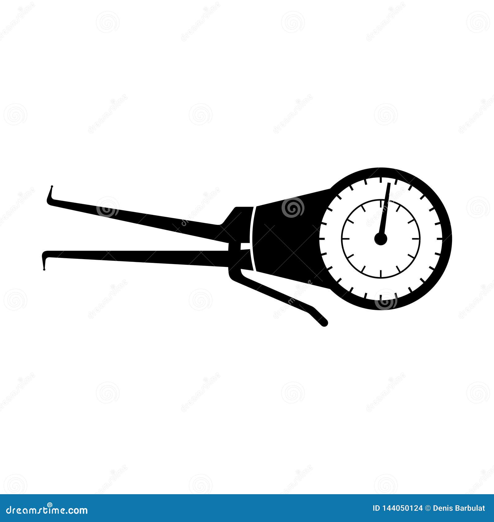 Bore gauge icon stock vector. Illustration of standard - 144050124