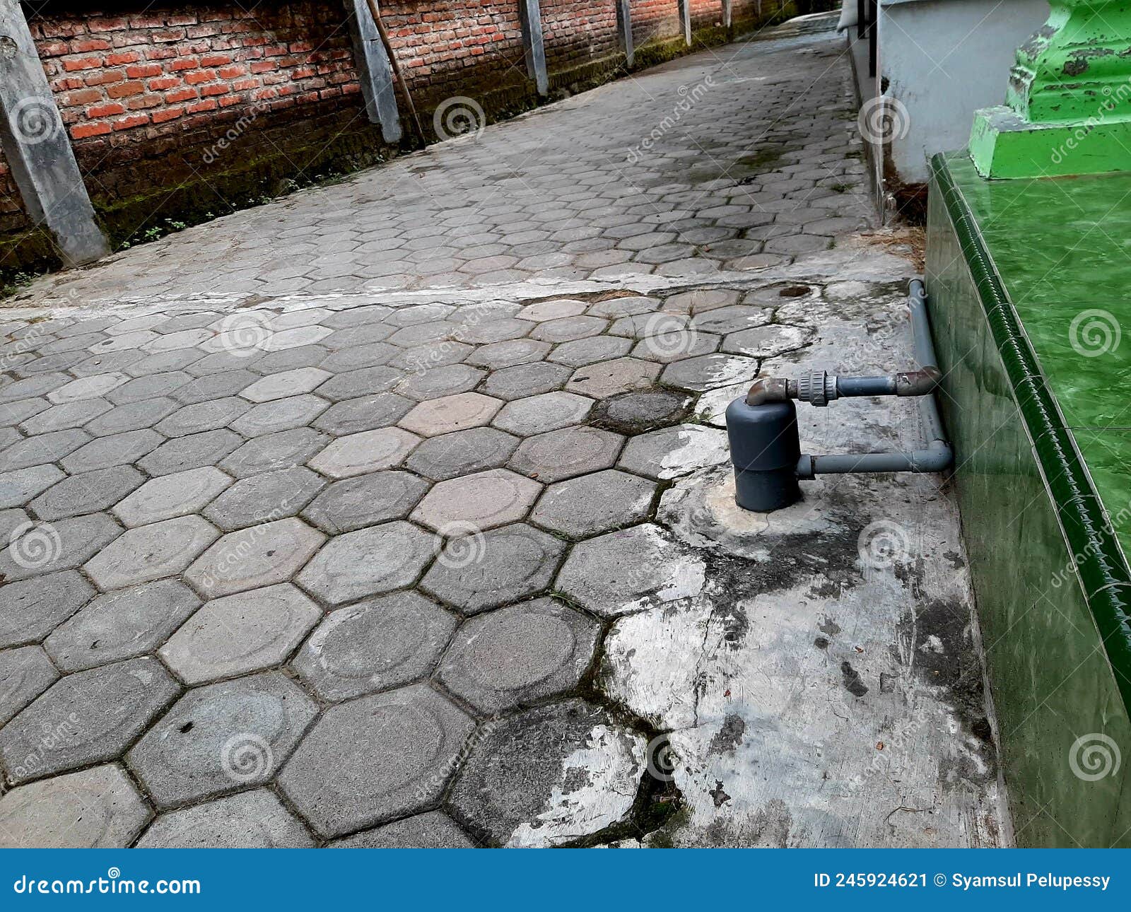 Bore Well with Clean Water Suction Pipe Stock Image - Image of clean ...