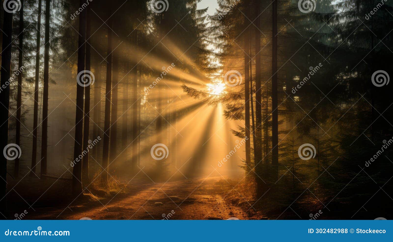 Misty Forest Path: a Faith-inspired Depiction of Everyday Life Stock ...