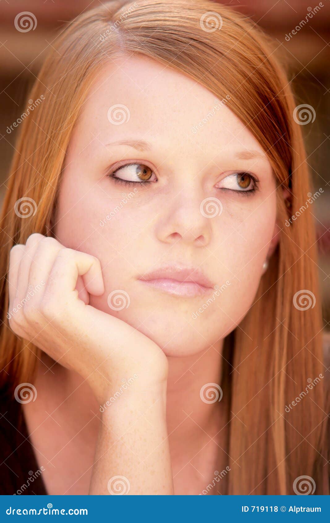 Bored beauty stock photo. Image of female, face, eyes, feminine - 719118