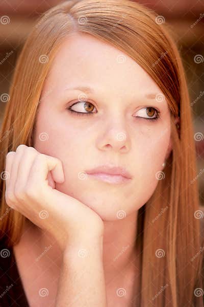 Bored beauty stock photo. Image of female, face, eyes, feminine - 719118