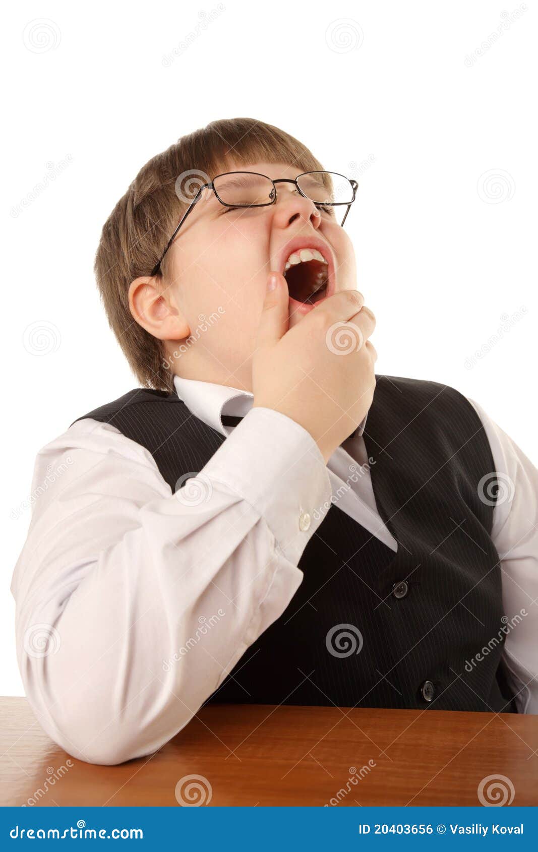 Bored boy stock photo. Image of young, yawn, stress, expression - 20403656