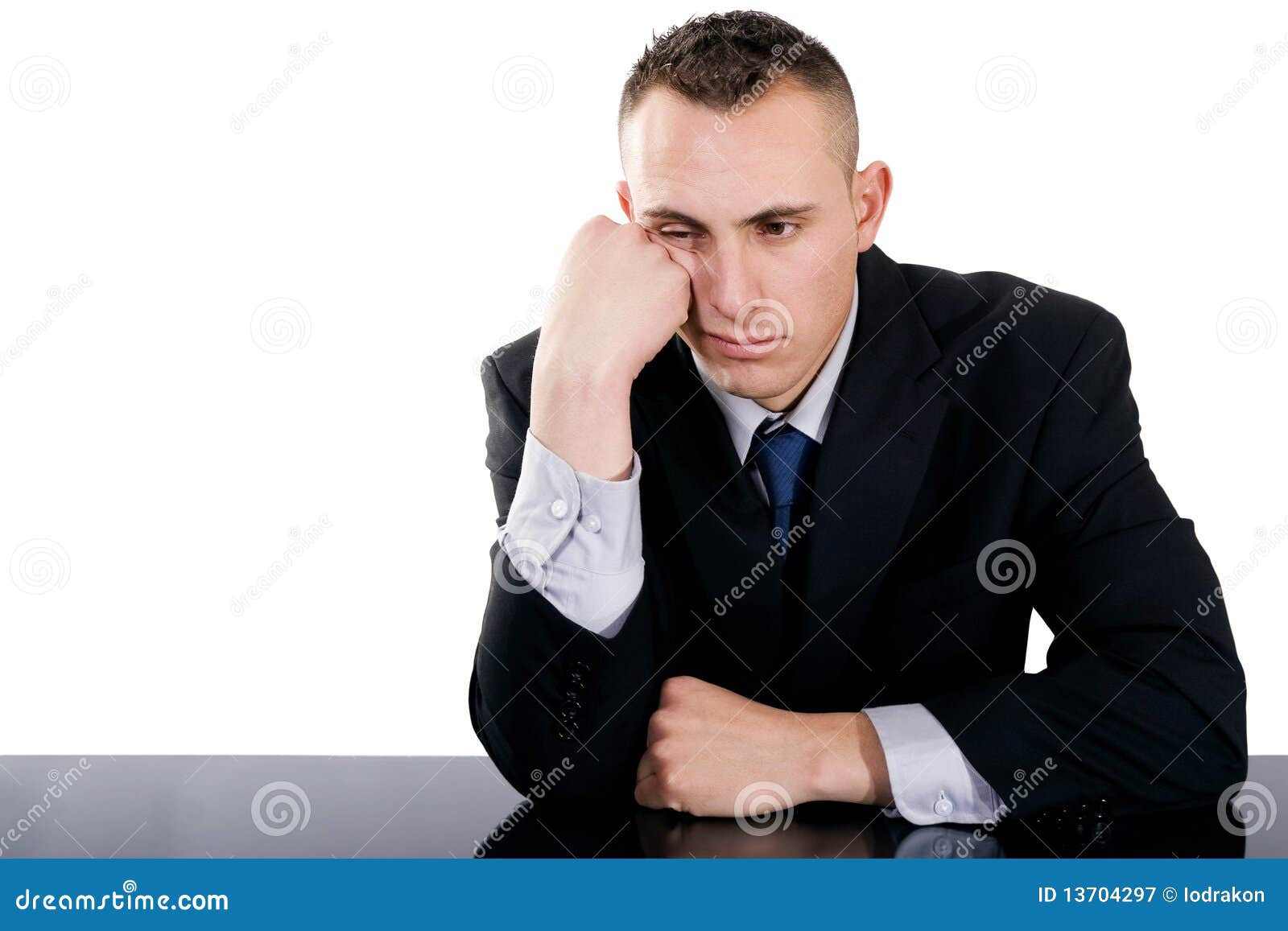 Bored Man Royalty-Free Stock Photography | CartoonDealer.com #26156795