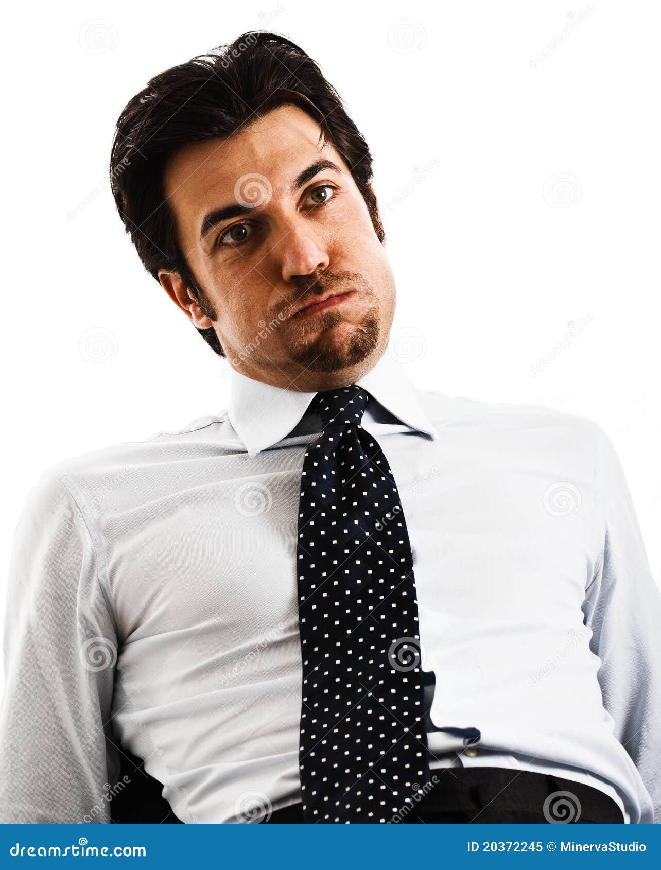 Bored businessman stock image. Image of pant, sick, business - 20372245