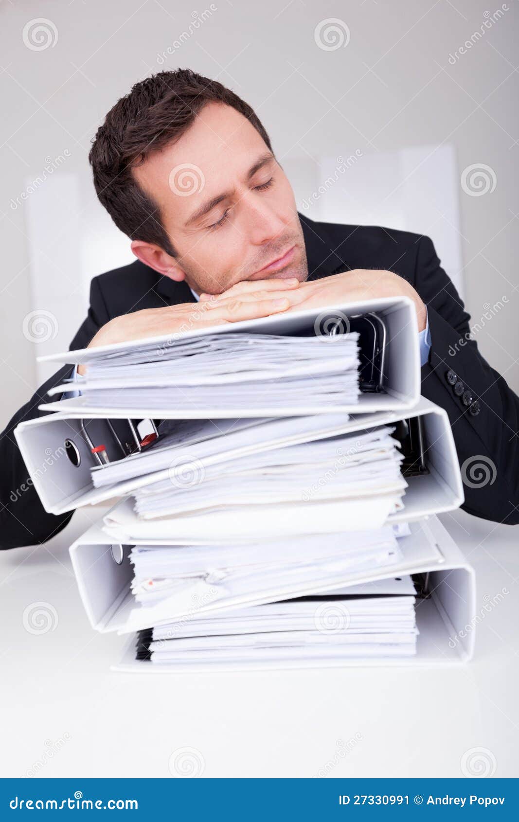 Bored Businessman stock image. Image of decision, accountant - 27330991
