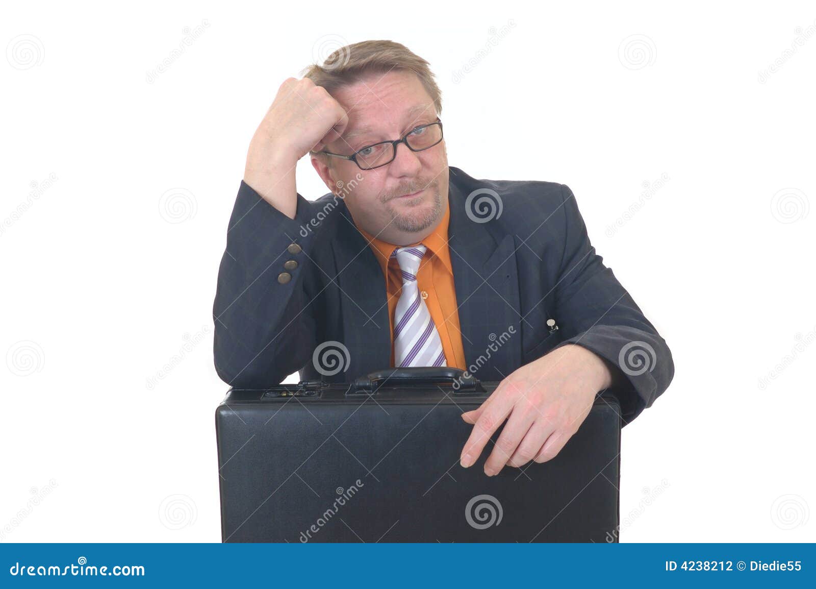 Bored businessman stock photo. Image of waiting, success - 4238212
