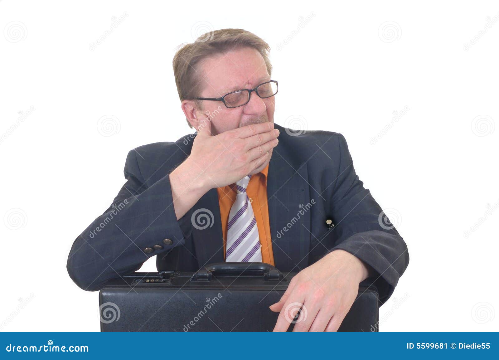 Bored businessman stock image. Image of aged, confident - 5599681