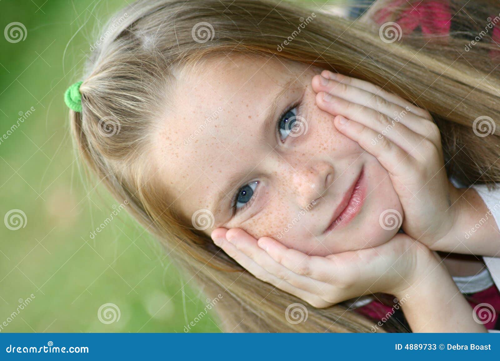Bored child stock image. Image of hair, child, blond, portraits - 4889733