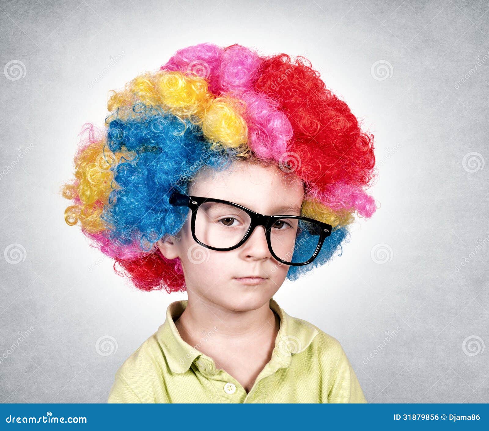 Bored clown stock photo. Image of life, male, face, isolated - 31879856