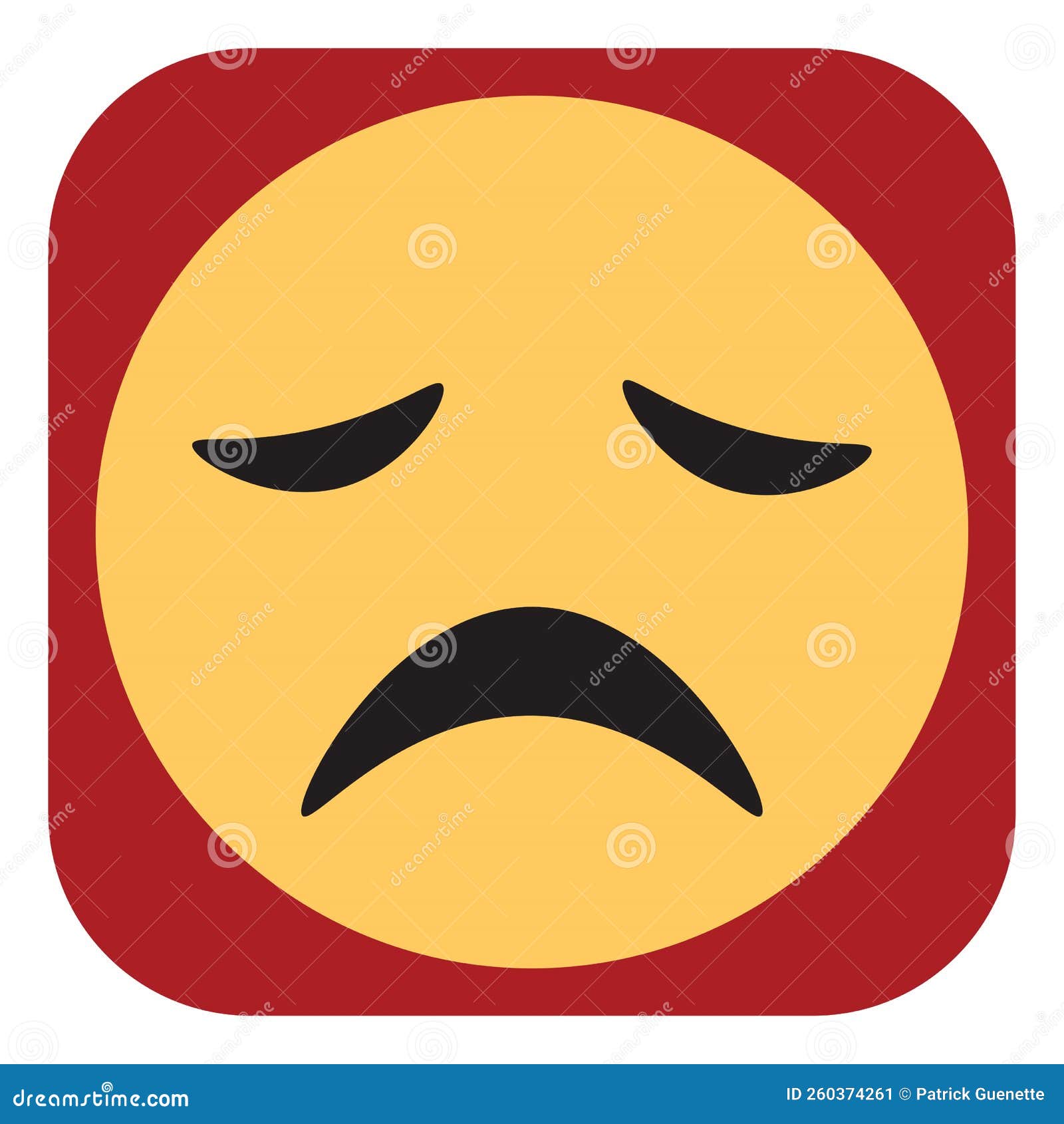 Bored Emoji Icon. Trendy Bored Emoji Logo Concept On White Background ...