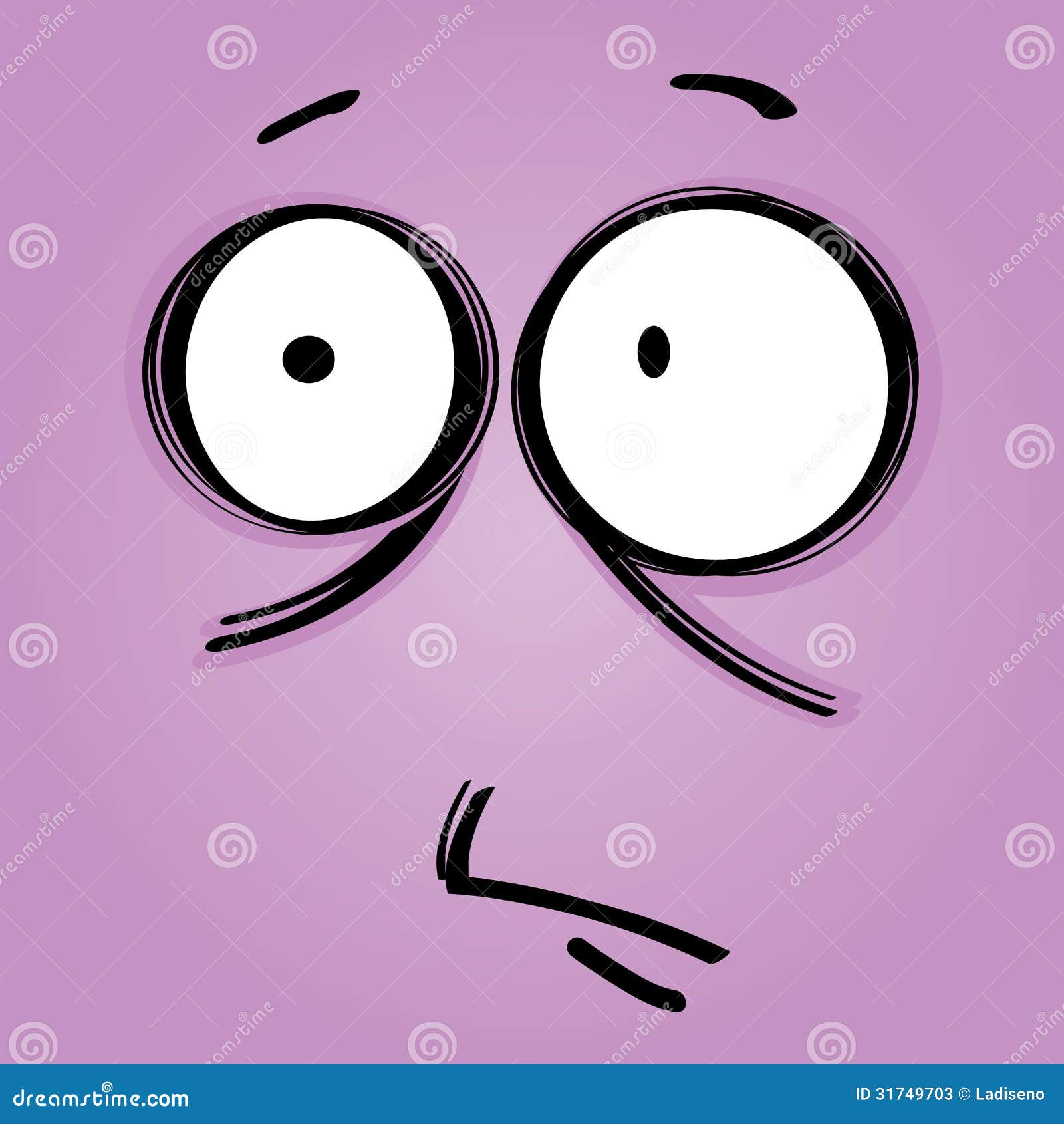 Bored Face Emoticon Filled Outline Icon Cartoon Vector | CartoonDealer ...