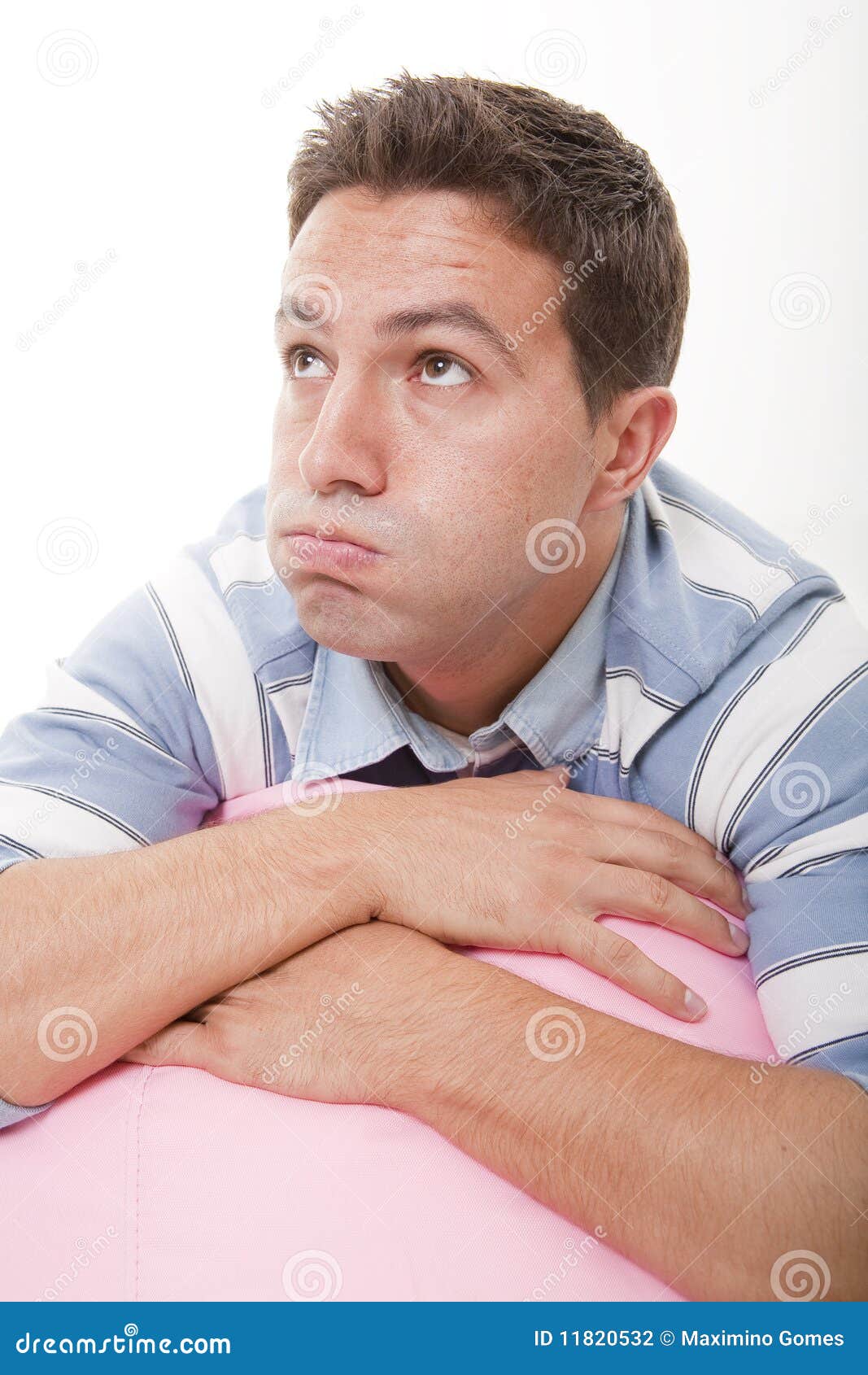 Bored man stock photo. Image of arms, thirties, sleepy - 11820532