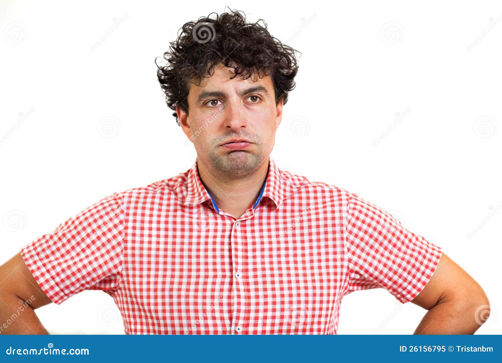 Bored man stock image. Image of dark, brown, caucasian - 26156795