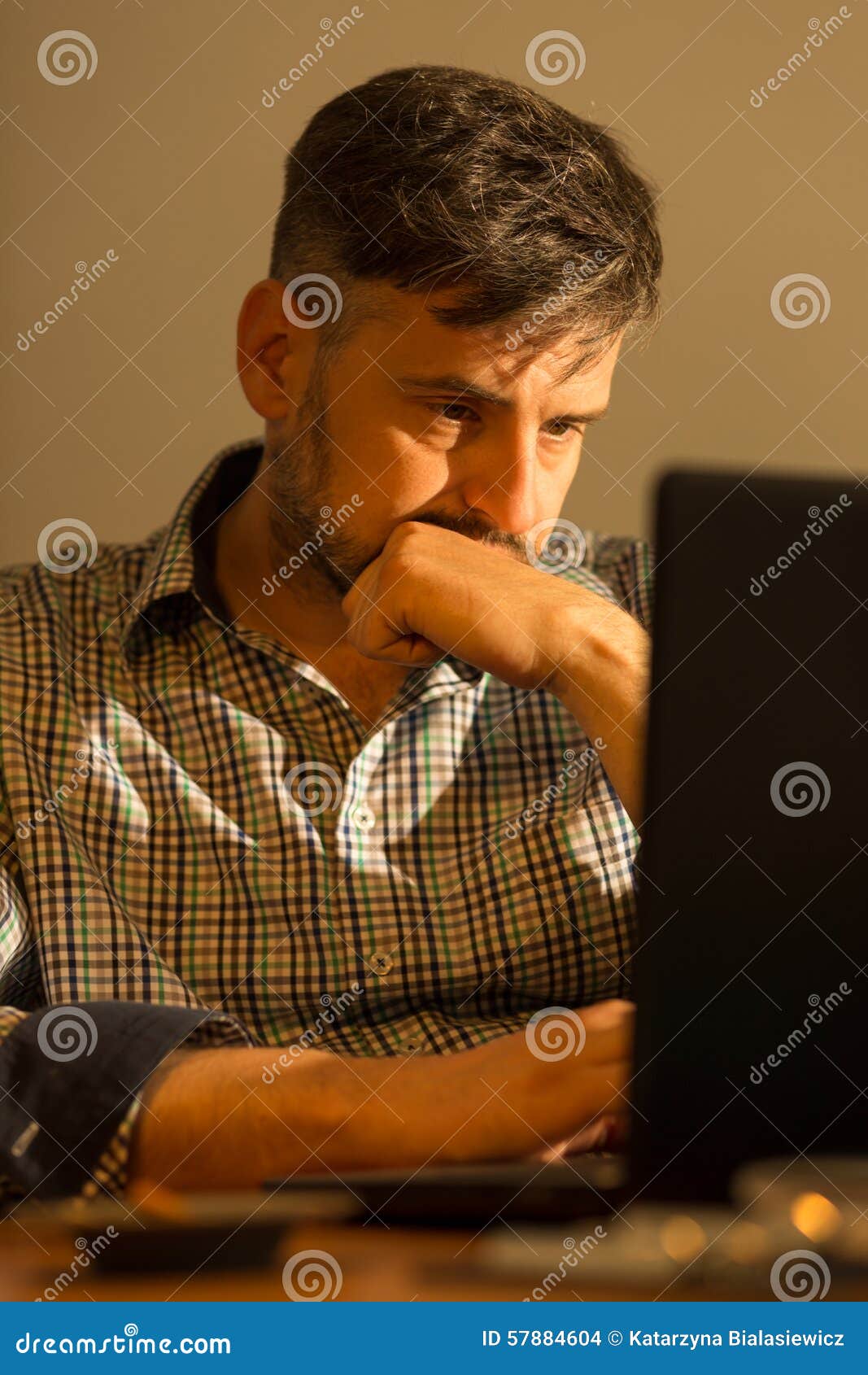 Bored man using laptop stock photo. Image of computer - 57884604 Bored man using laptop stock photo. Image of computer - 57884604