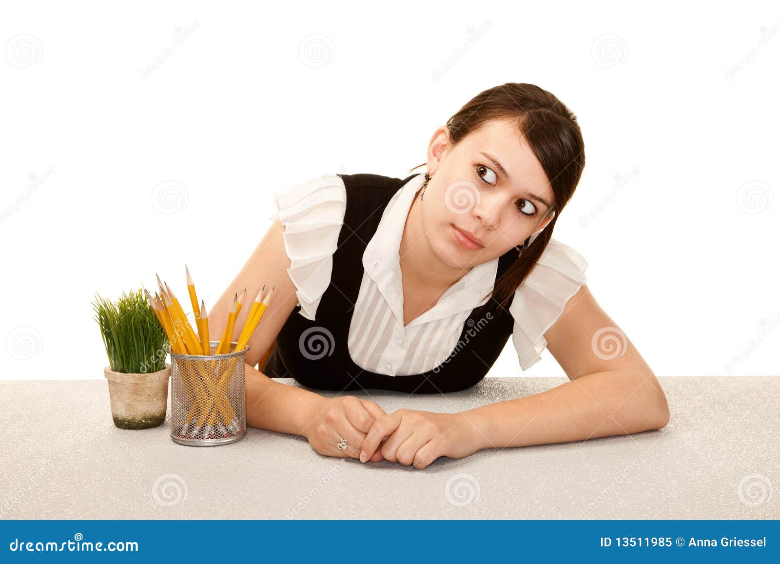 Bored Office Worker Royalty-Free Stock Photo | CartoonDealer.com #13511985