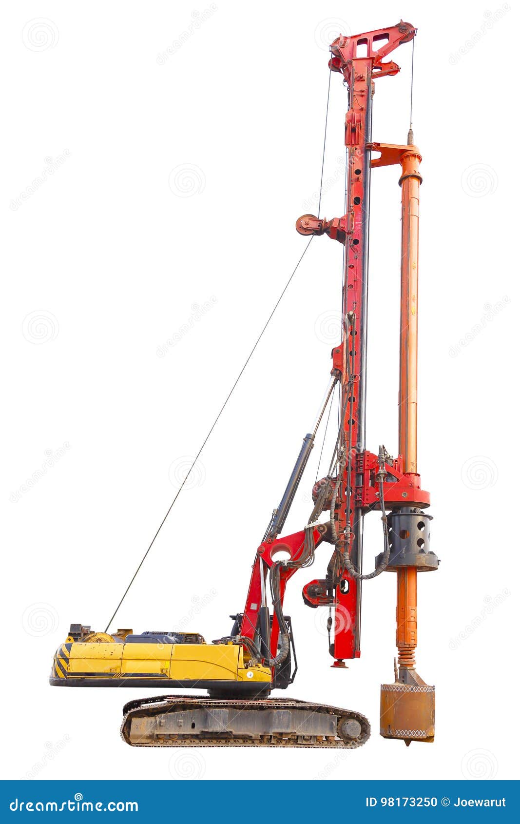 Bored Pile stock photo. Image of auger, construction - 98173250