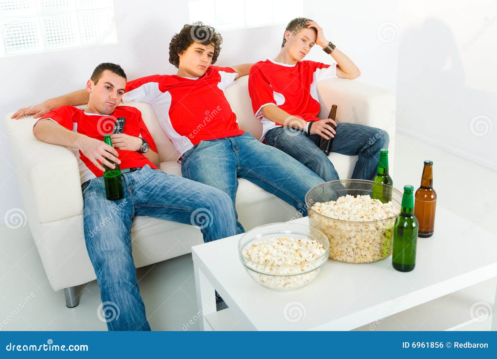 Bored sport fan stock photo. Image of adversity, indoor - 6961856