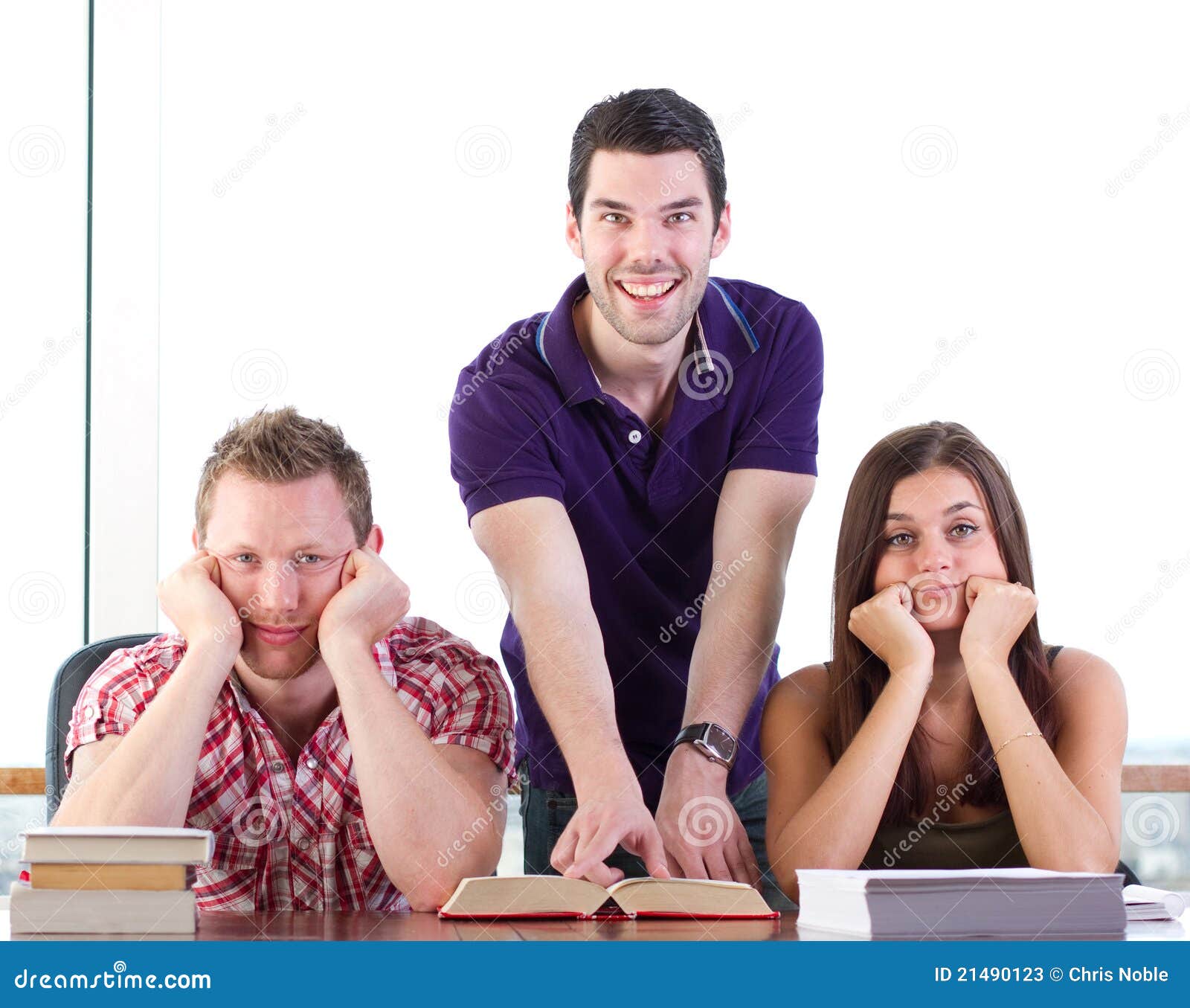 Bored students stock image. Image of small, confident - 21490123