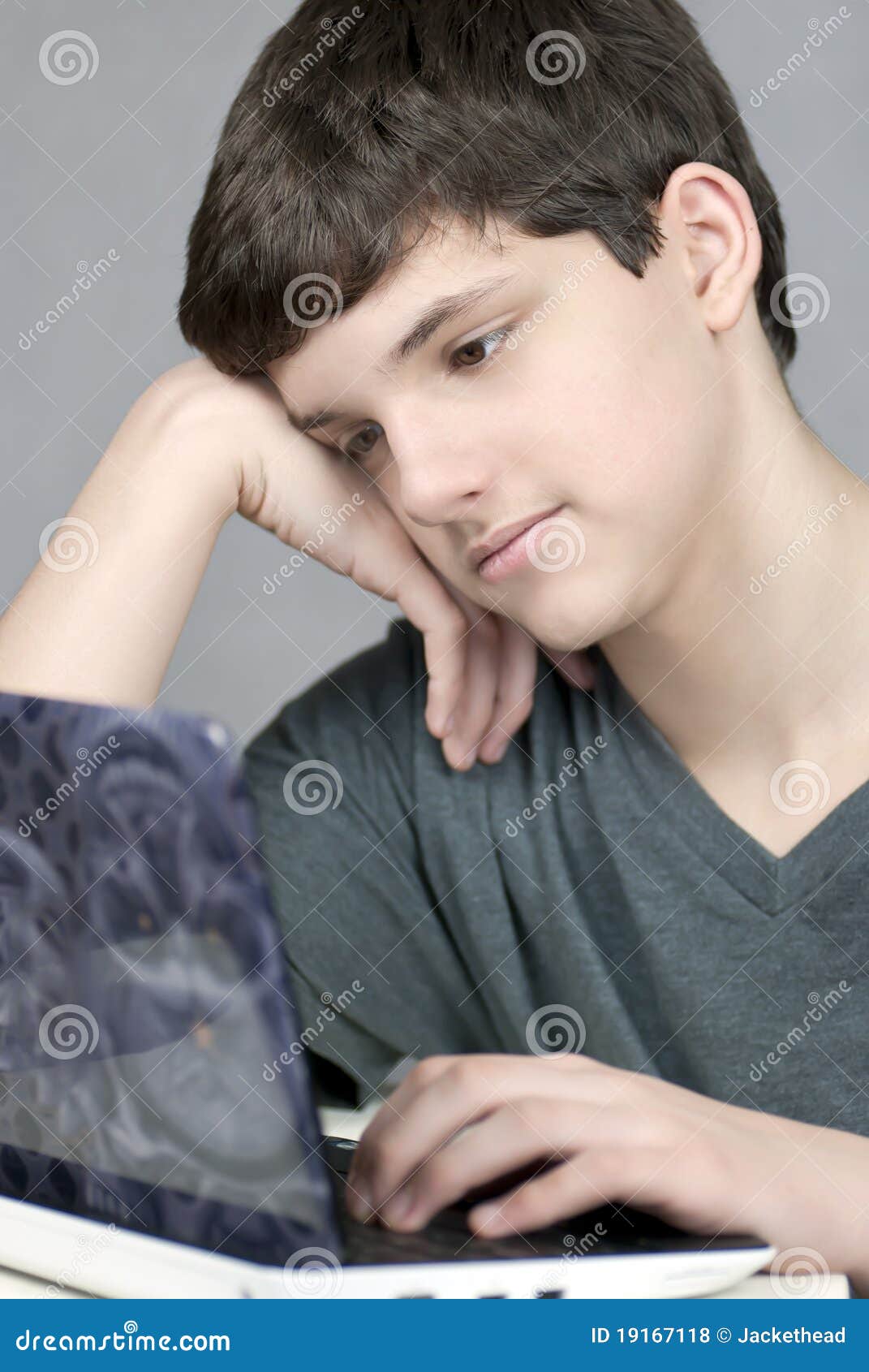 Bored Teen Girl Fidgeting Royalty-Free Stock Photography ...