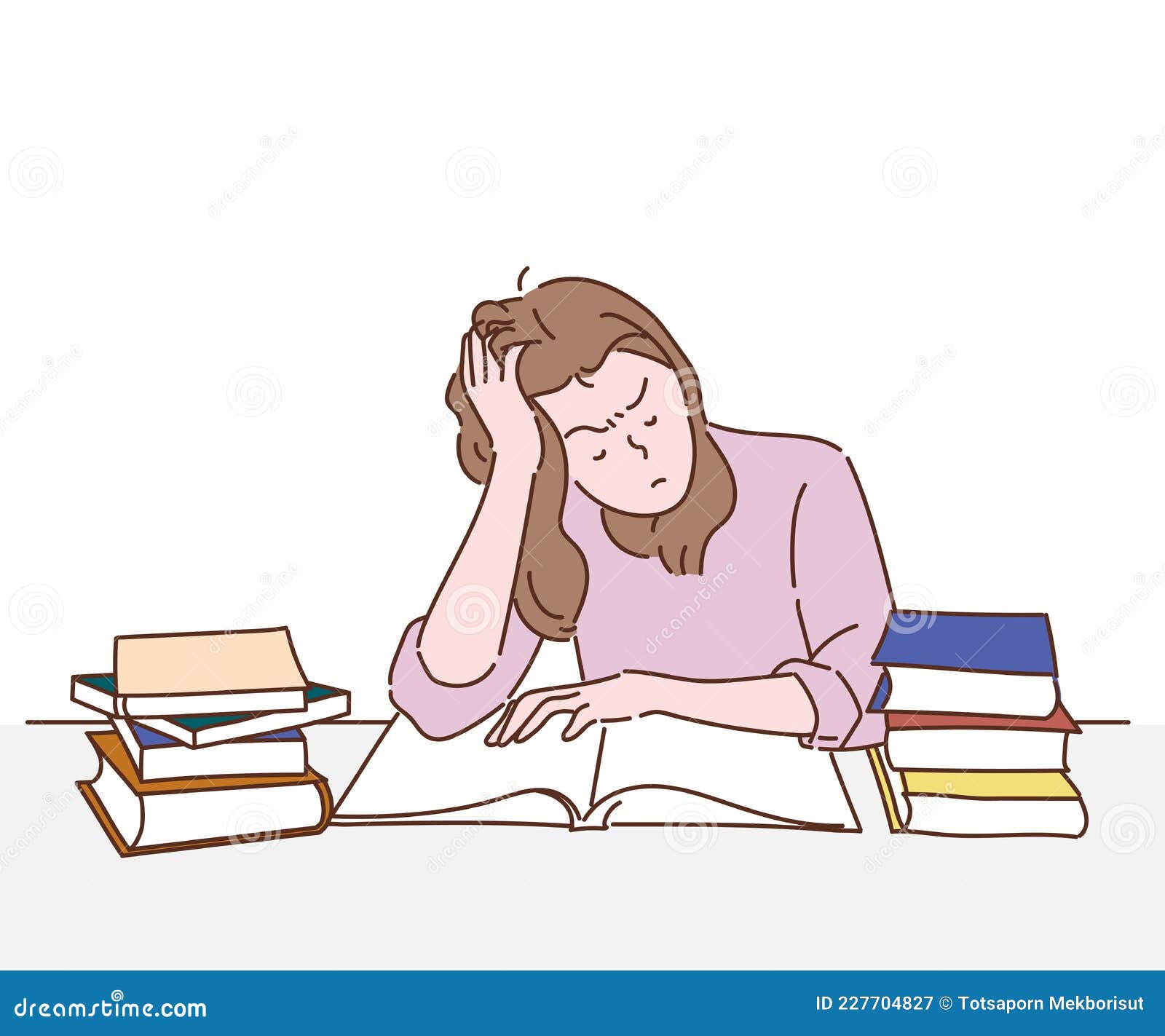 Bored Man Working With Computer, Lazy Guy Procrastinating At Workplace ...