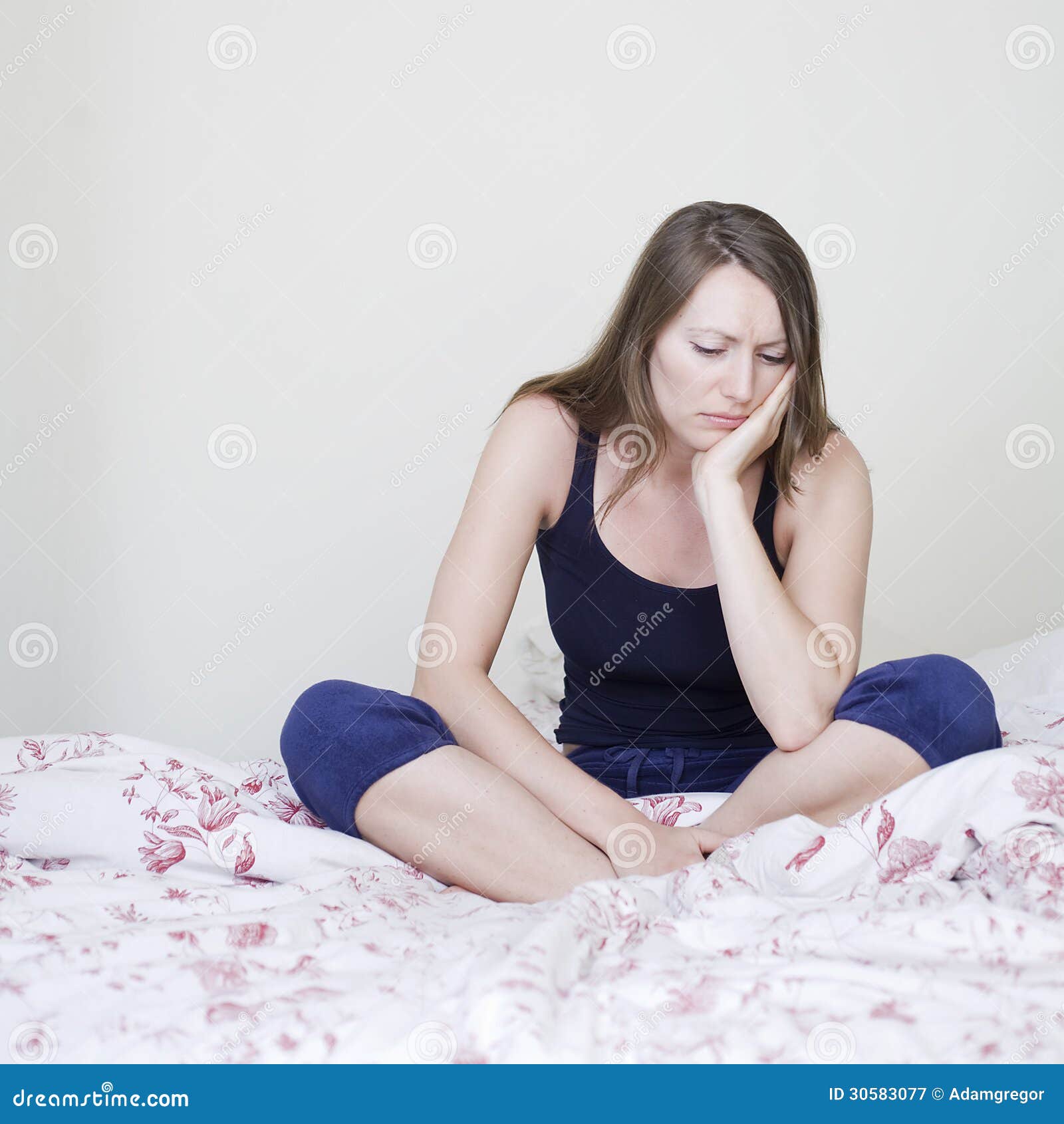 Bored woman stock image. Image of fatigue, attractive - 30583077