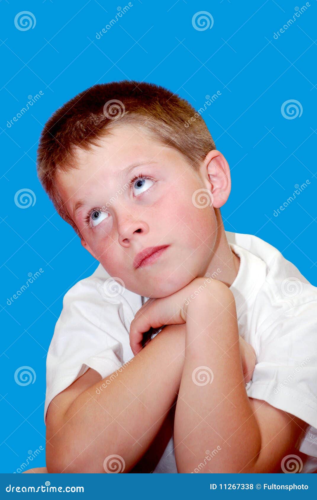 Bored young child stock photo. Image of frustrated, daydreaming - 11267338