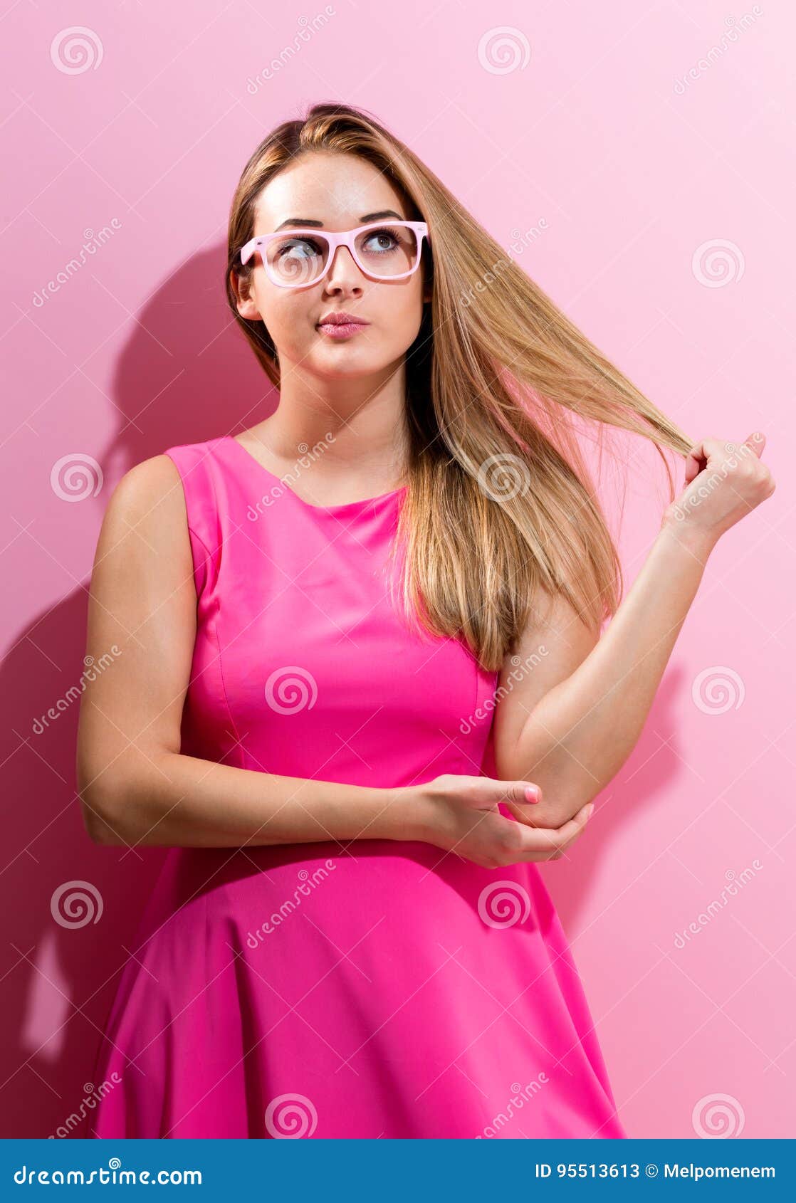 Bored young woman stock image. Image of beautiful, girl - 95513613