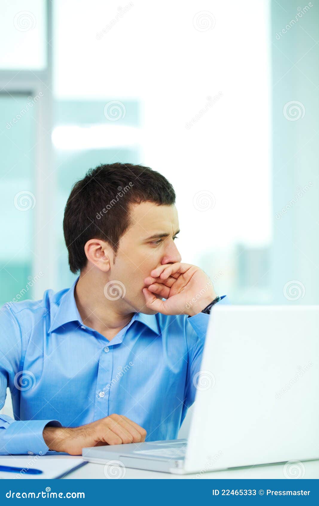 Boredom stock image. Image of adult, computer, people - 22465333