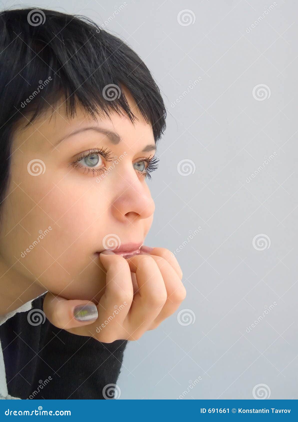 Boredom stock image. Image of background, female, gorgeous - 691661