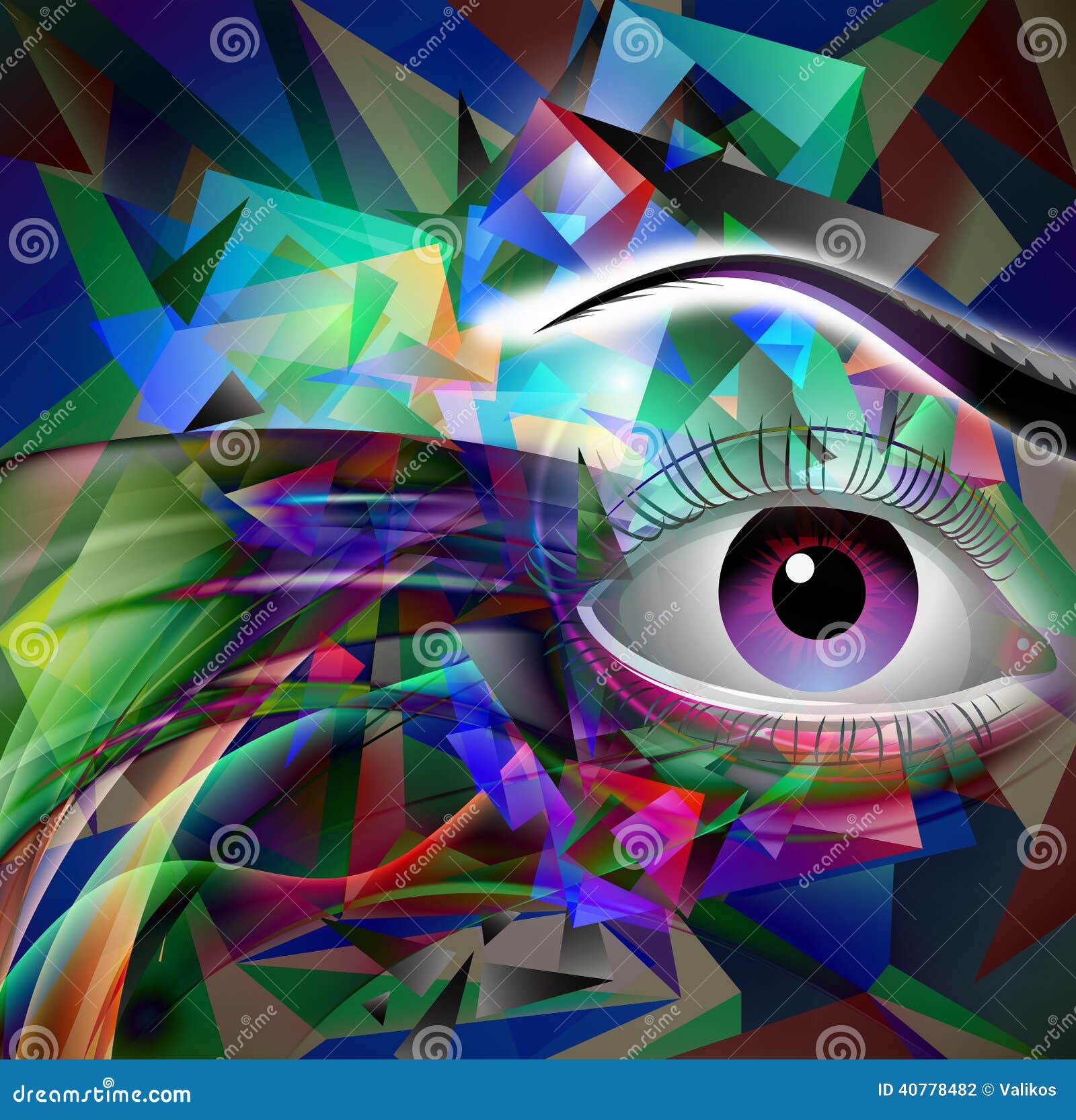 Boredom stock illustration. Illustration of collage, lips - 40778482