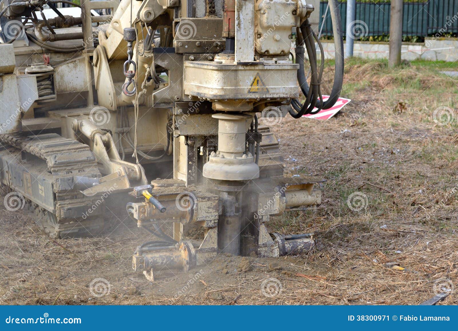 Borehole for soil testing stock image. Image of hole - 38300971
