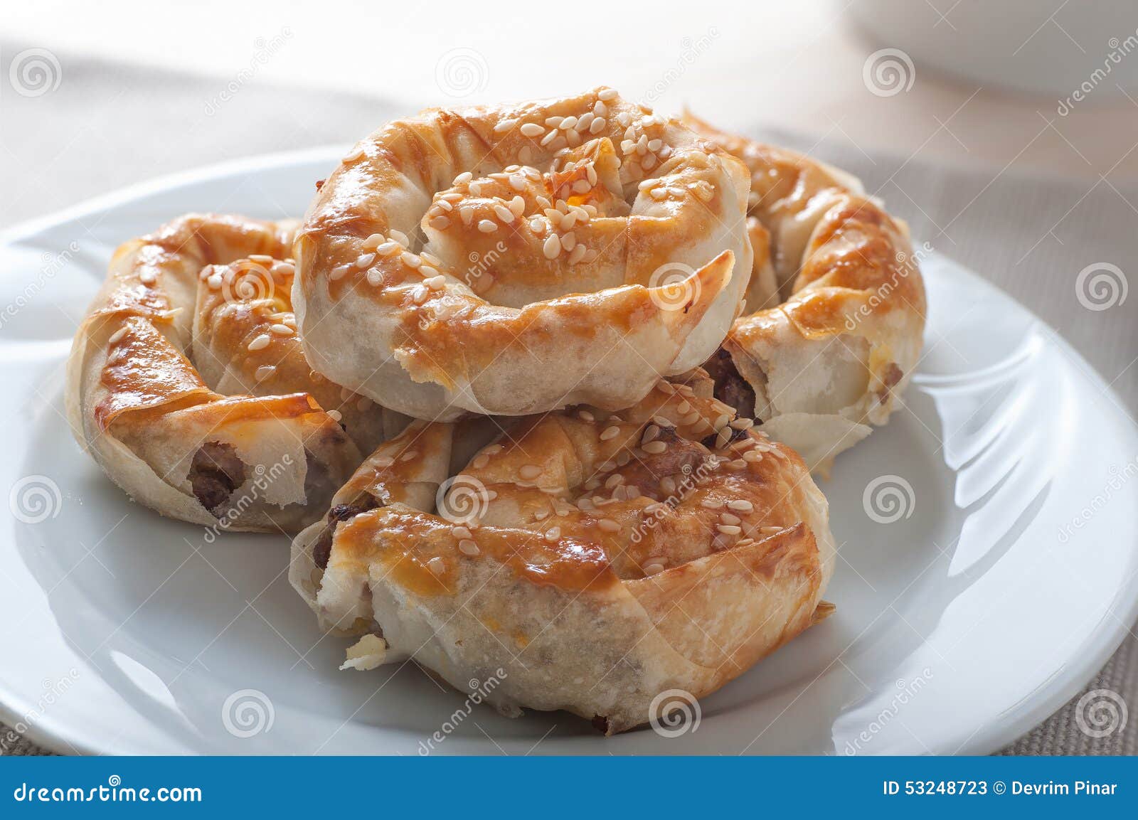 Borek stock image. Image of turkish, cuisine, crisp, appetizer - 53248723