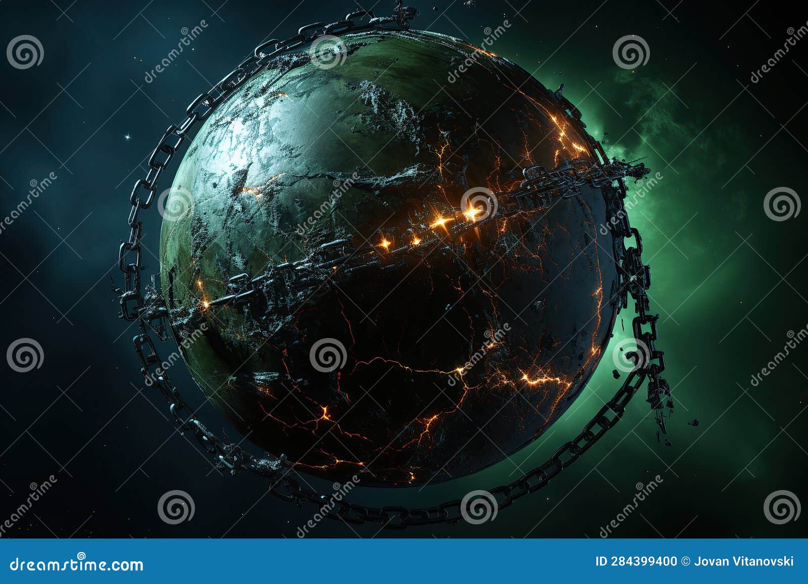 Borg Sphere in Space, Cinematic, Minimal, Industrial, Stock ...