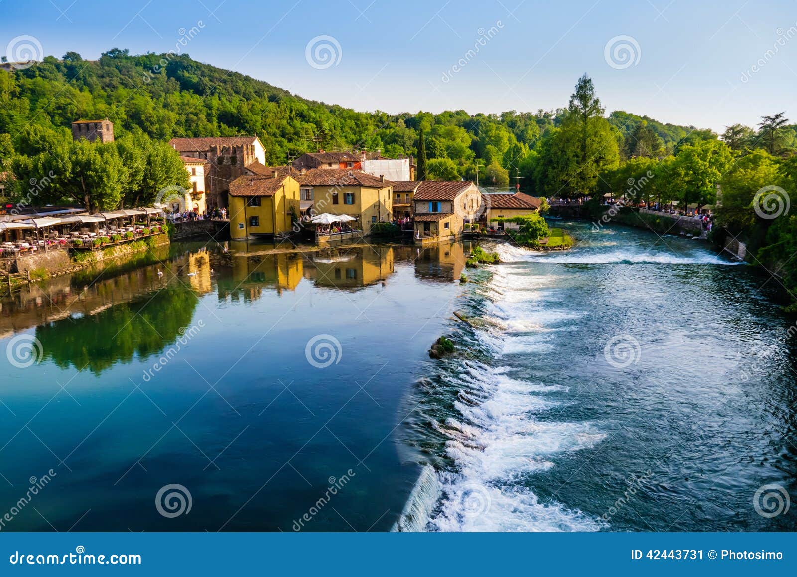 Borghetto, Valeggio Sul Mincio, Italy Stock Image - Image of lake ...
