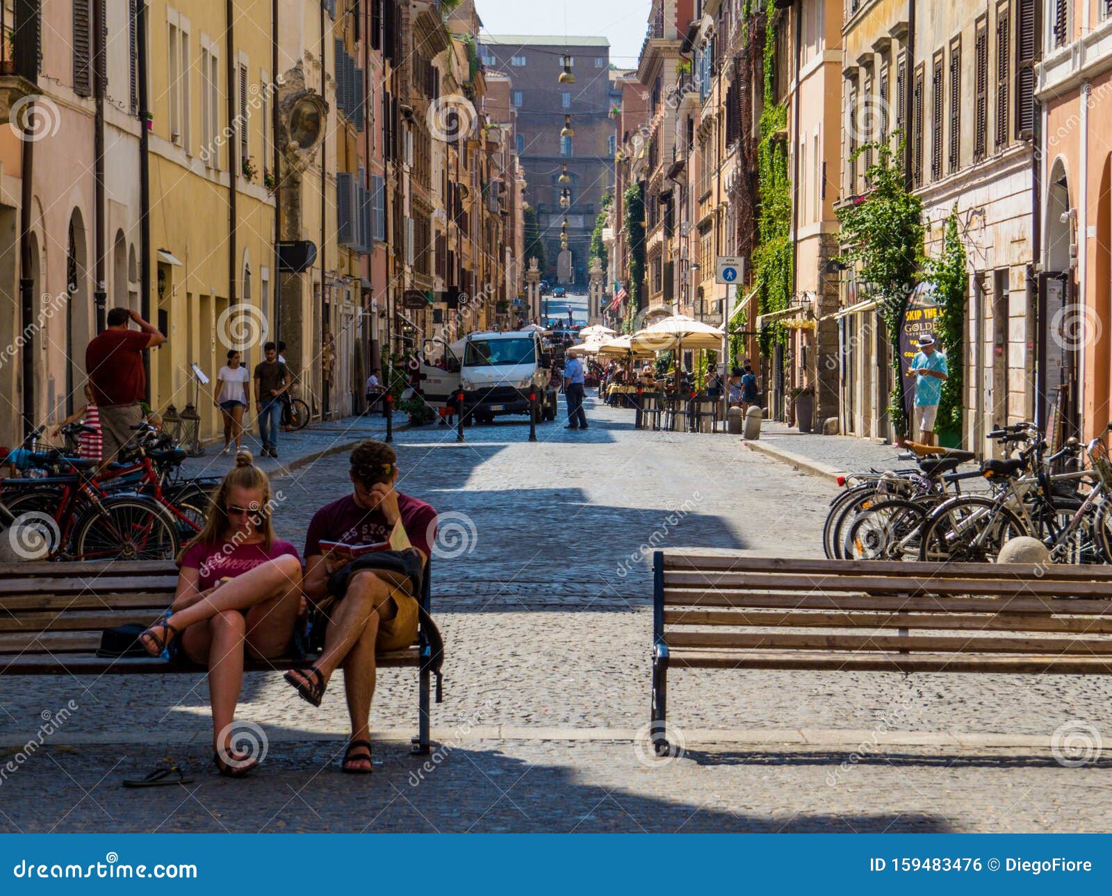 Borgo Pio, Rome, Italy editorial photo. Image of medieval - 159483476