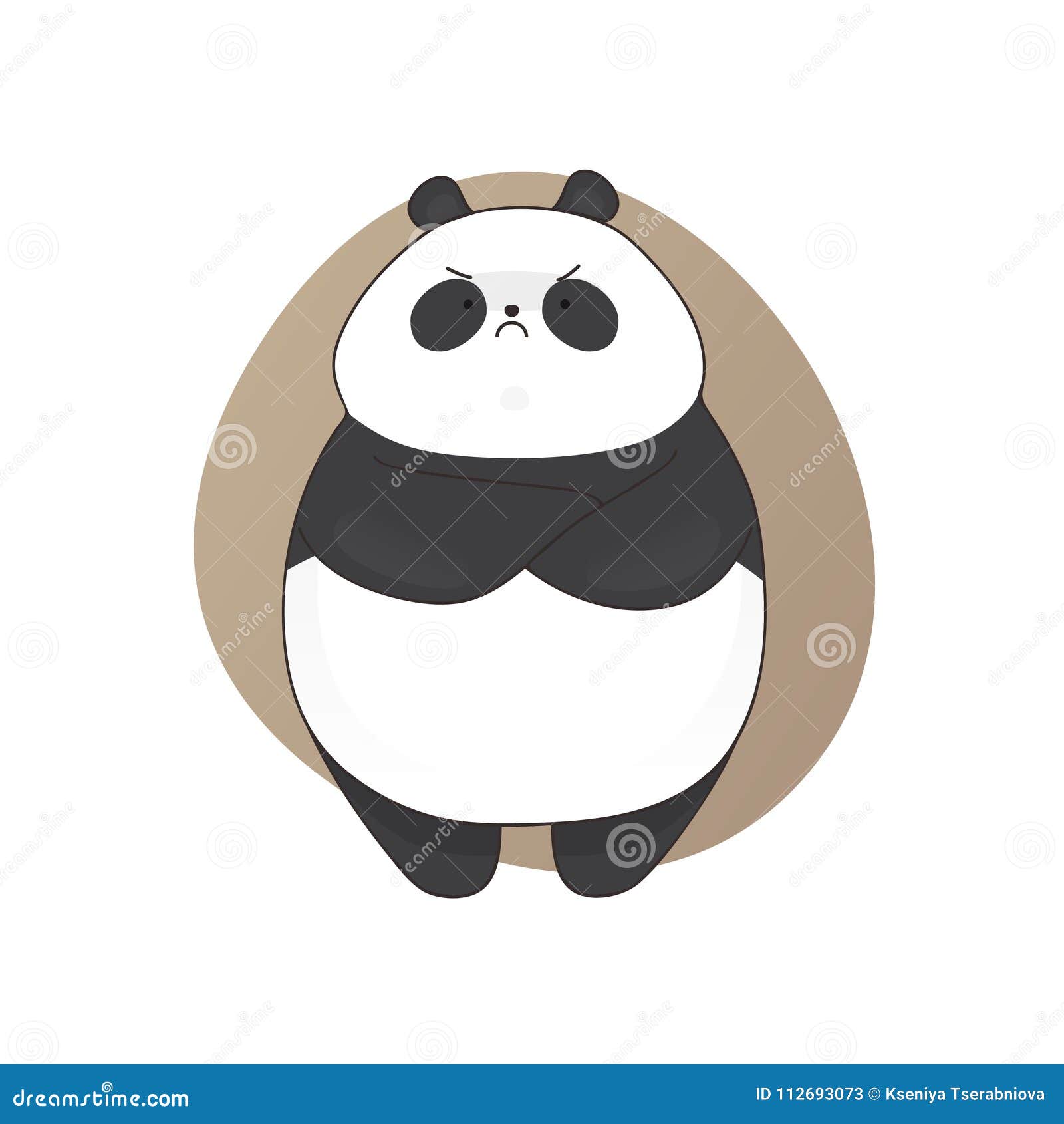 Angry Panda Cartoon