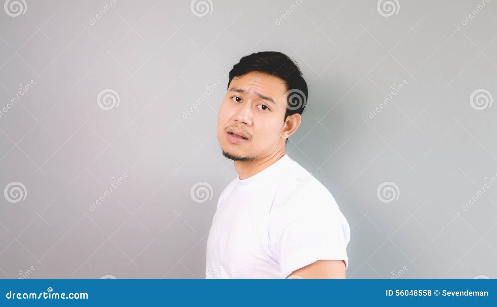 Boring face and pose. stock photo. Image of portrait - 56048558