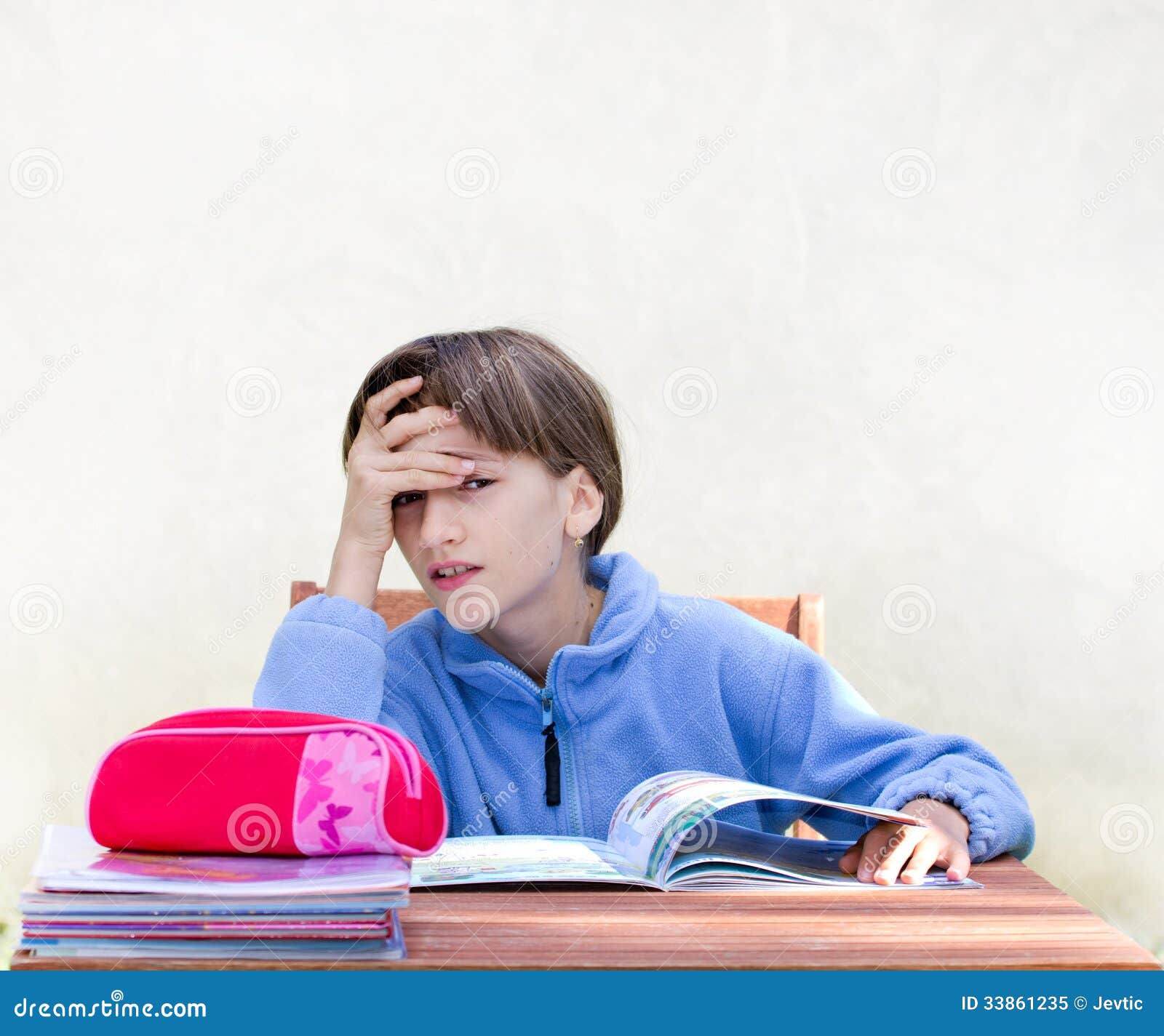 Boring homework stock image. Image of hate, mathematics - 33861235