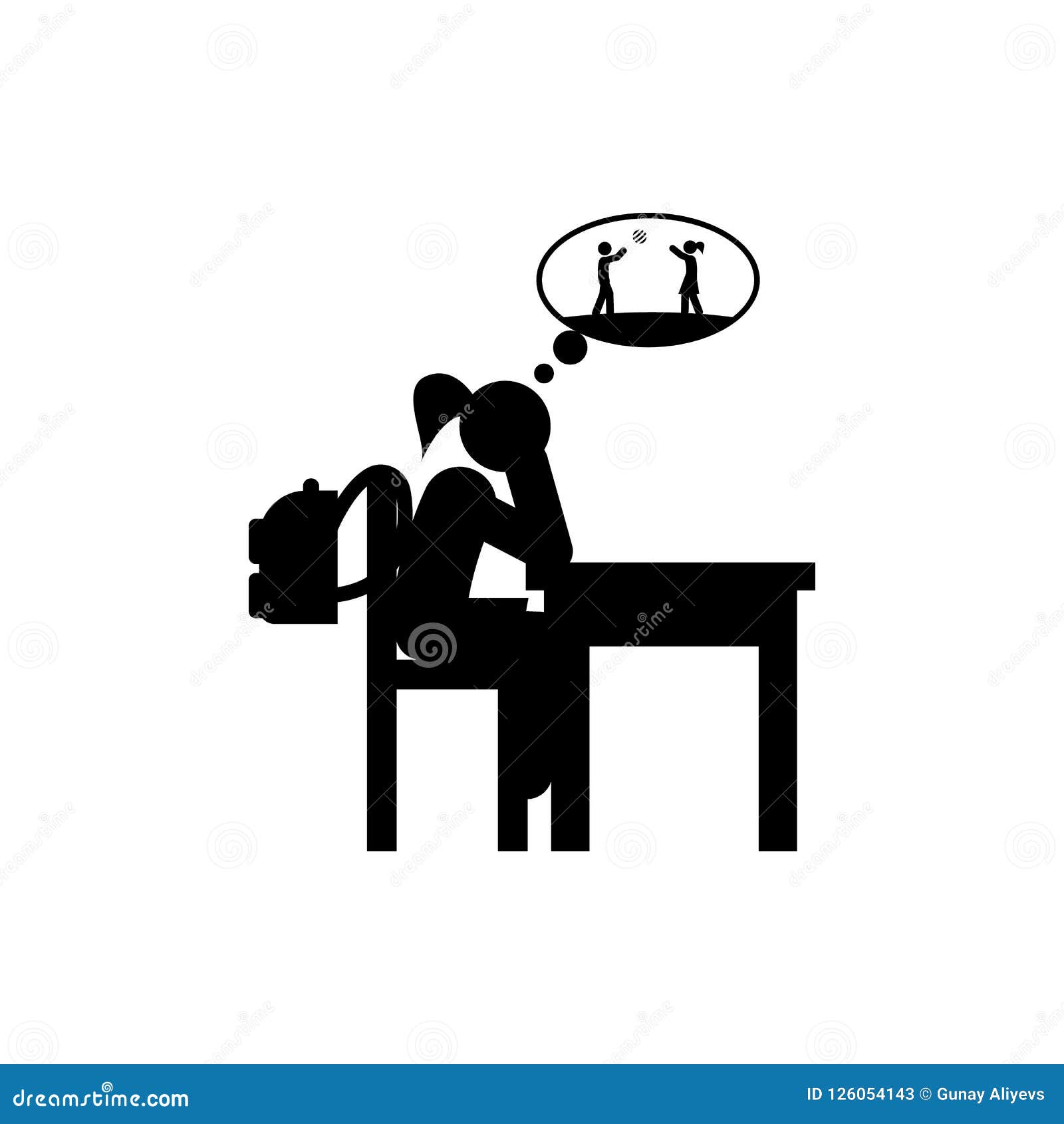 Boring Lesson Icon. Element of Back To School Icon for Mobile Concept ...