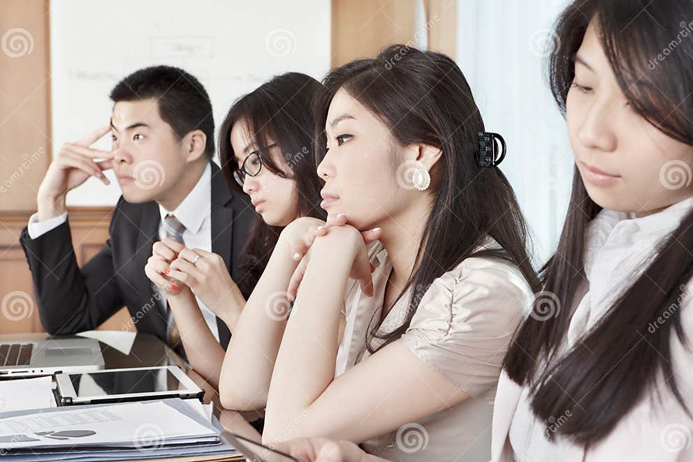 Boring meeting session stock photo. Image of business - 23890078