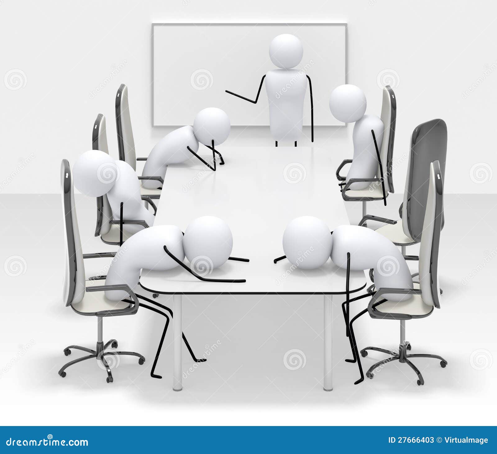 Boring Presentation Illustration 27666403 - Megapixl