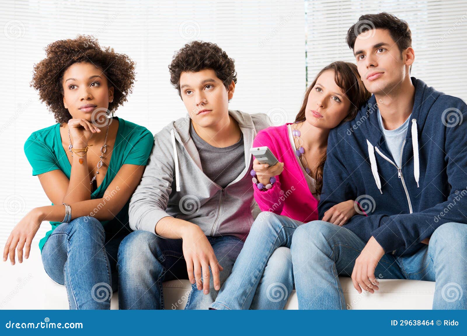 Boring tv programs stock photo. Image of leisure, friend - 29638464