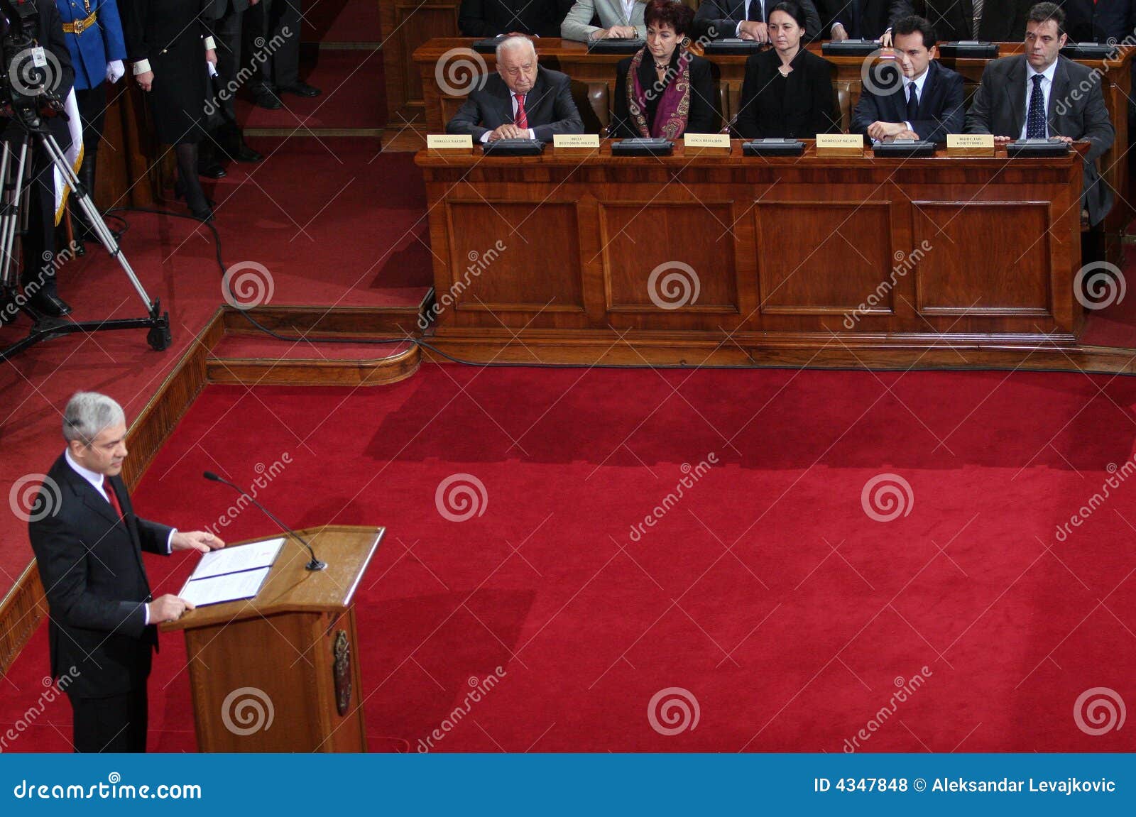 Boris Tadic redactionele stock foto. Image of politiek - 4347848